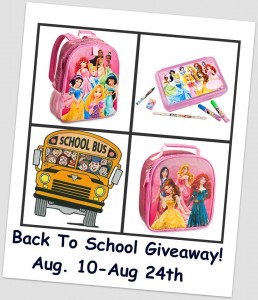 Back to School Disney Giveaway - KeepMovingForwardWithMe