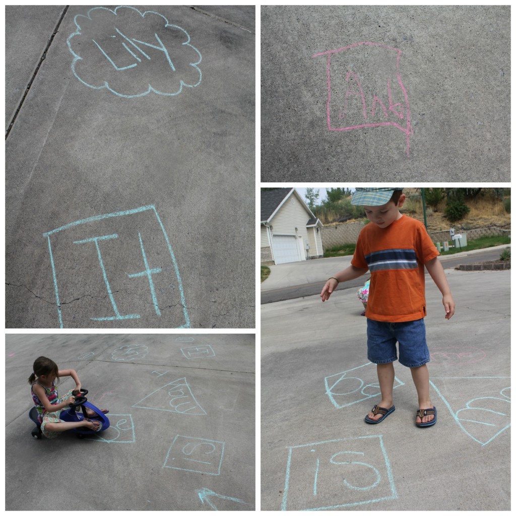 Back to School - Outdoor Reading Games - KeepMovingForwardWithMe