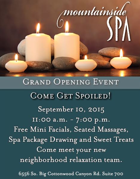 The Real Reason You Need a Massage + Grand Opening of Mountainside Spa ...